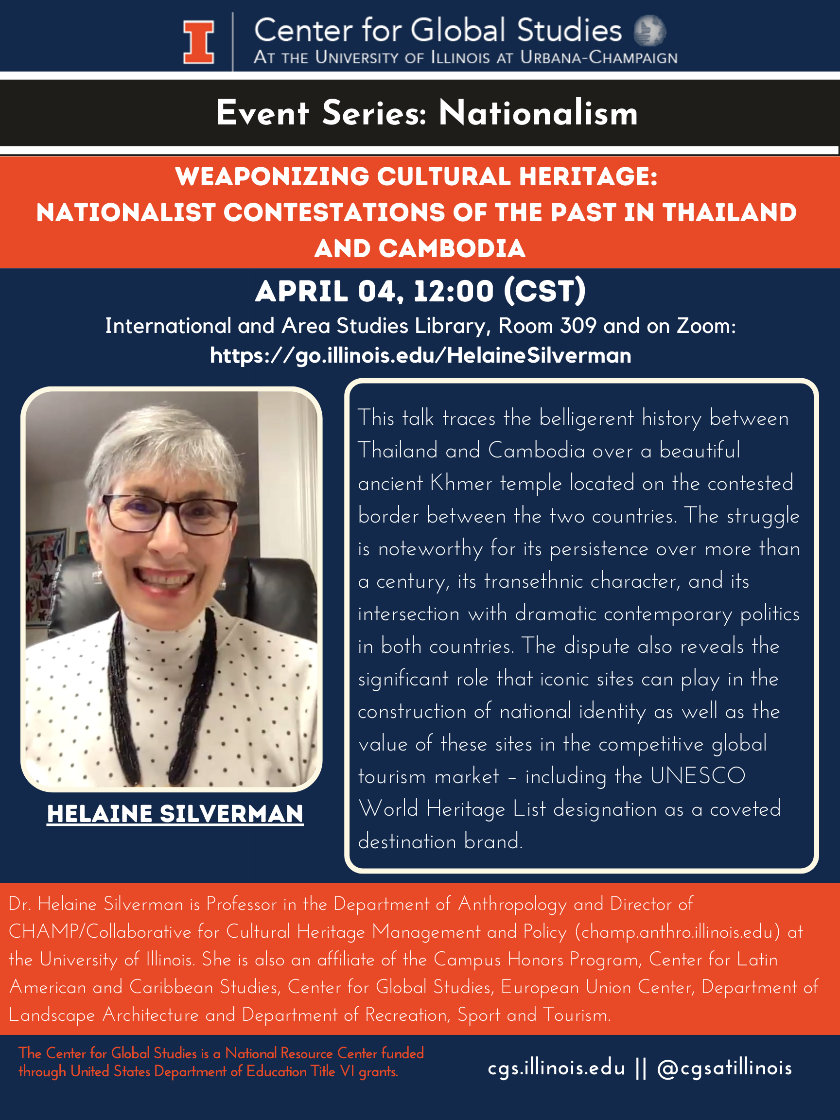 Helaine Silverman, "Weaponizing Cultural Heritage: Nationalist ...