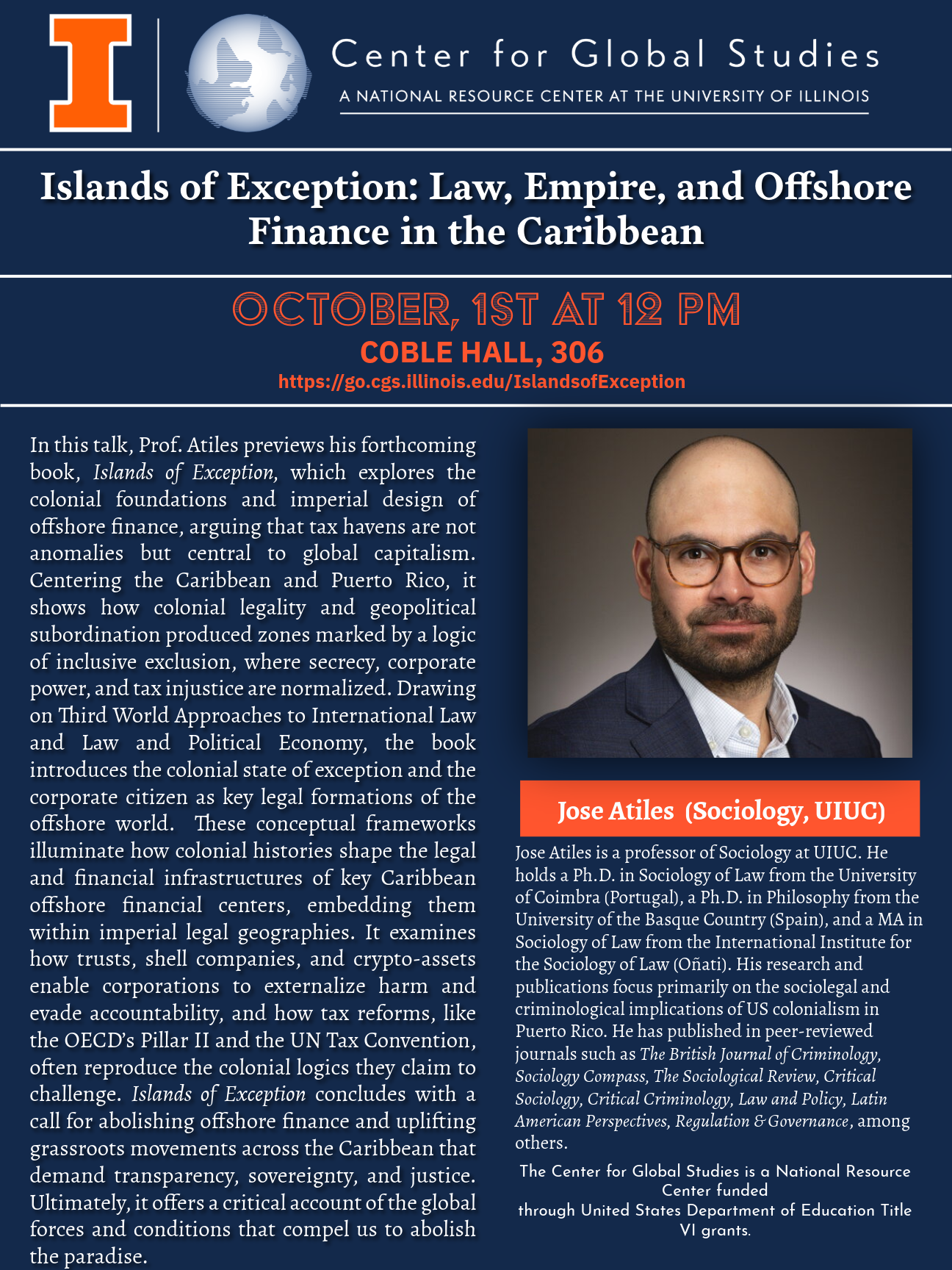 Jose Atiles, Islands of Exception: Law, Empire, and Offshore Finance in ...
